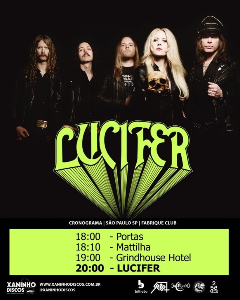 Lucifer: Quinteto liderado pela vocalista Johanna Sadonis se apresenta ...