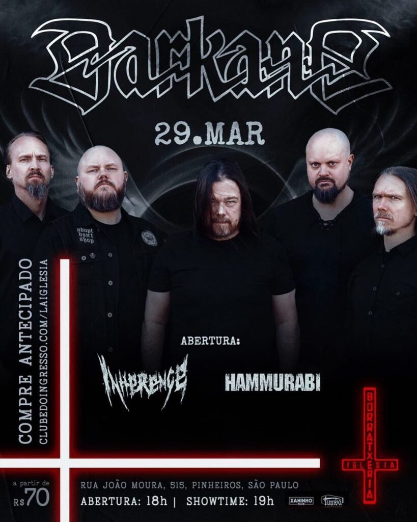 Darkane no Brasil 2023: show exclusivo em São Paulo. Ingressos à venda ...