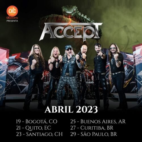 Accept no Brasil 2023: shows em Curitiba ao lado de Grave Digger e em ...