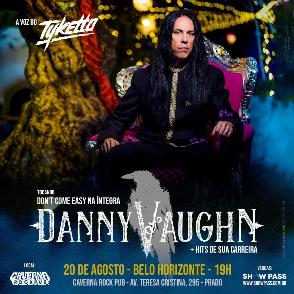 Danny Vaughn apresentará sucessos do Tyketto no Brasil em agosto ...
