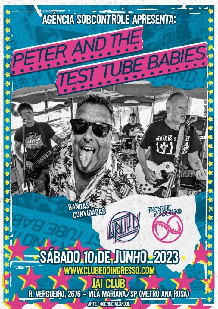Peter and the Test Tube Babies no Brasil: anunciadas as bandas de ...