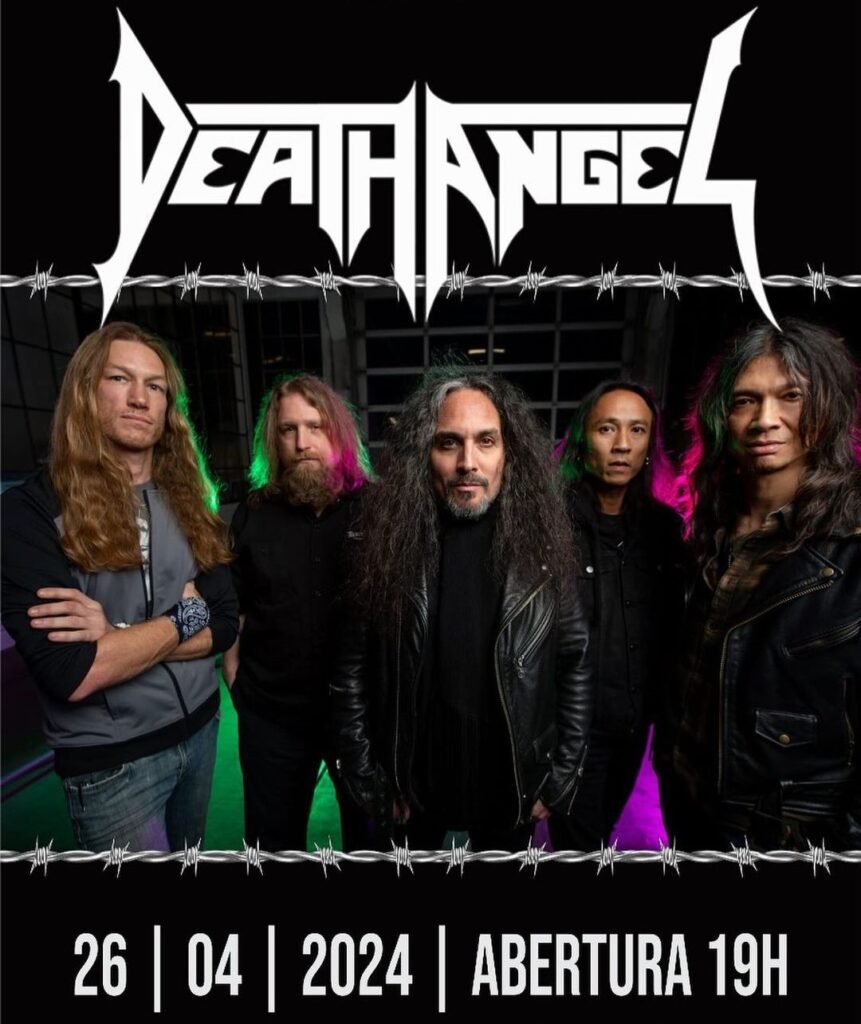 Death Angel anuncia show em Brasília. Ingressos à venda - Agenda Metal