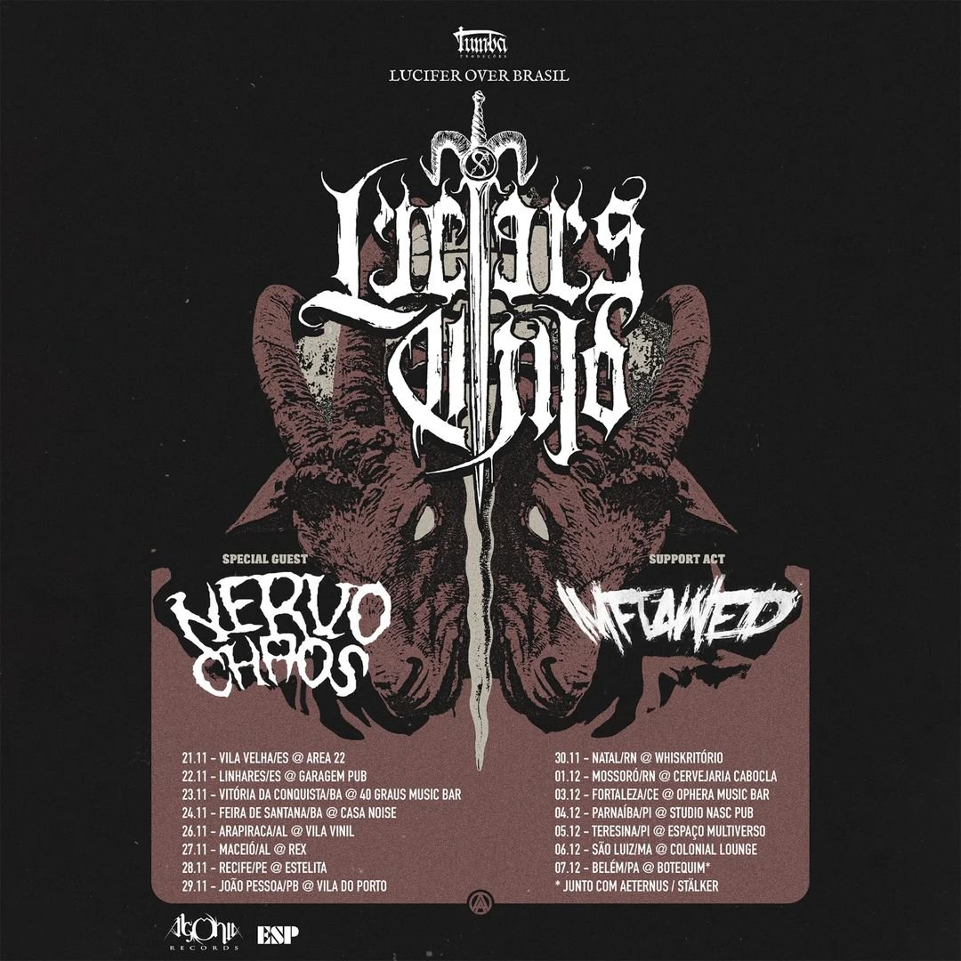Lucifer's Child retorna ao Brasil no final deste ano - Agenda Metal