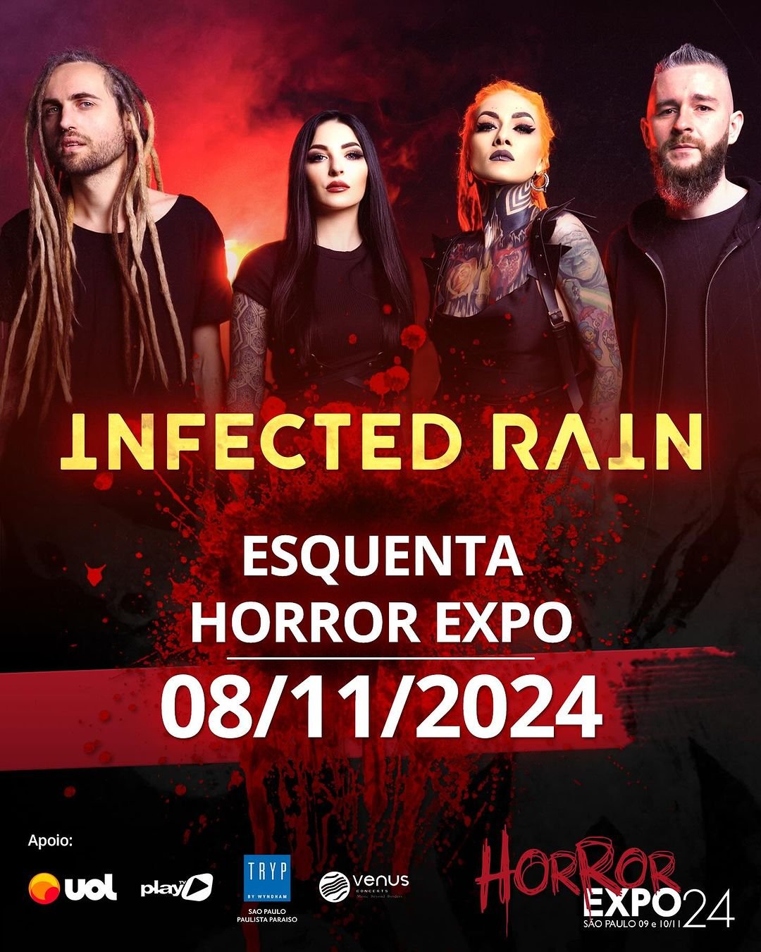 INFECTED RAIN - São Paulo (Esquenta Horror Expo) - Agenda Metal