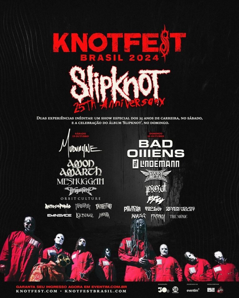 KNOTFEST Brasil: Slipknot define o repertório de cada show e festival ...