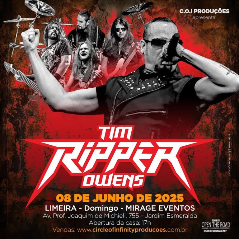 TIM RIPPER OWENS - Limeira - Agenda Metal
