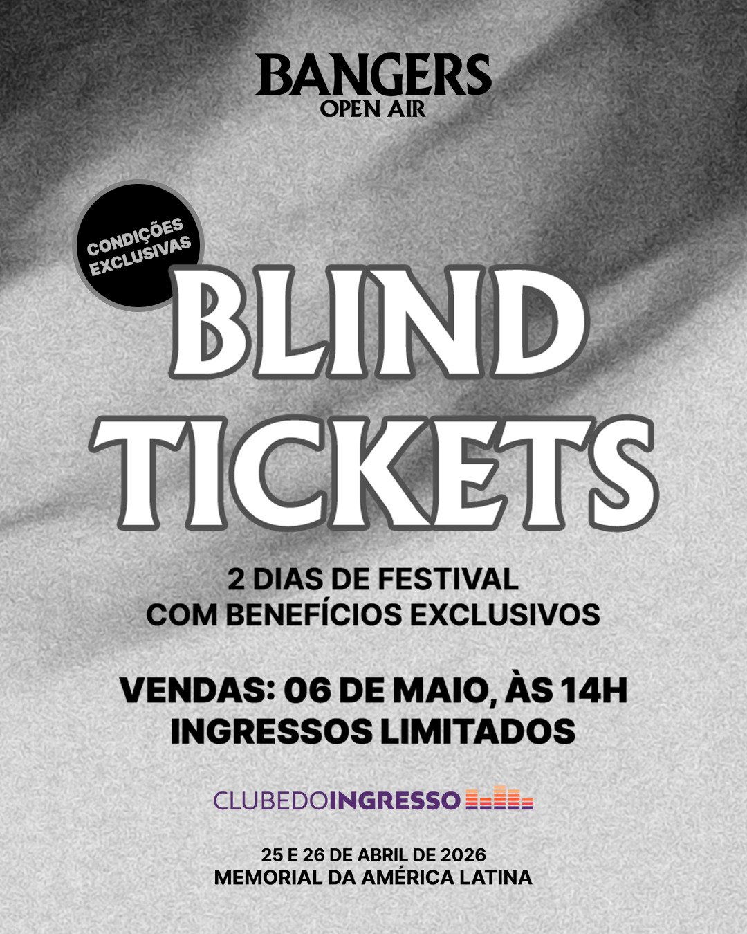 Bangers Open Air anuncia datas da edição de 2026 e início das vendas ...