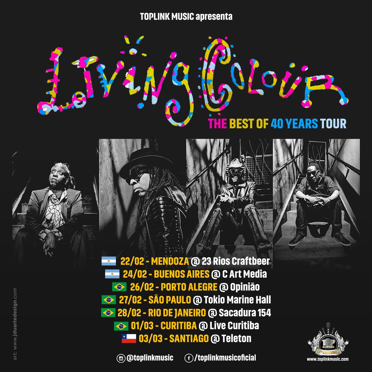 LIVING COLOUR - Rio de Janeiro - Agenda Metal