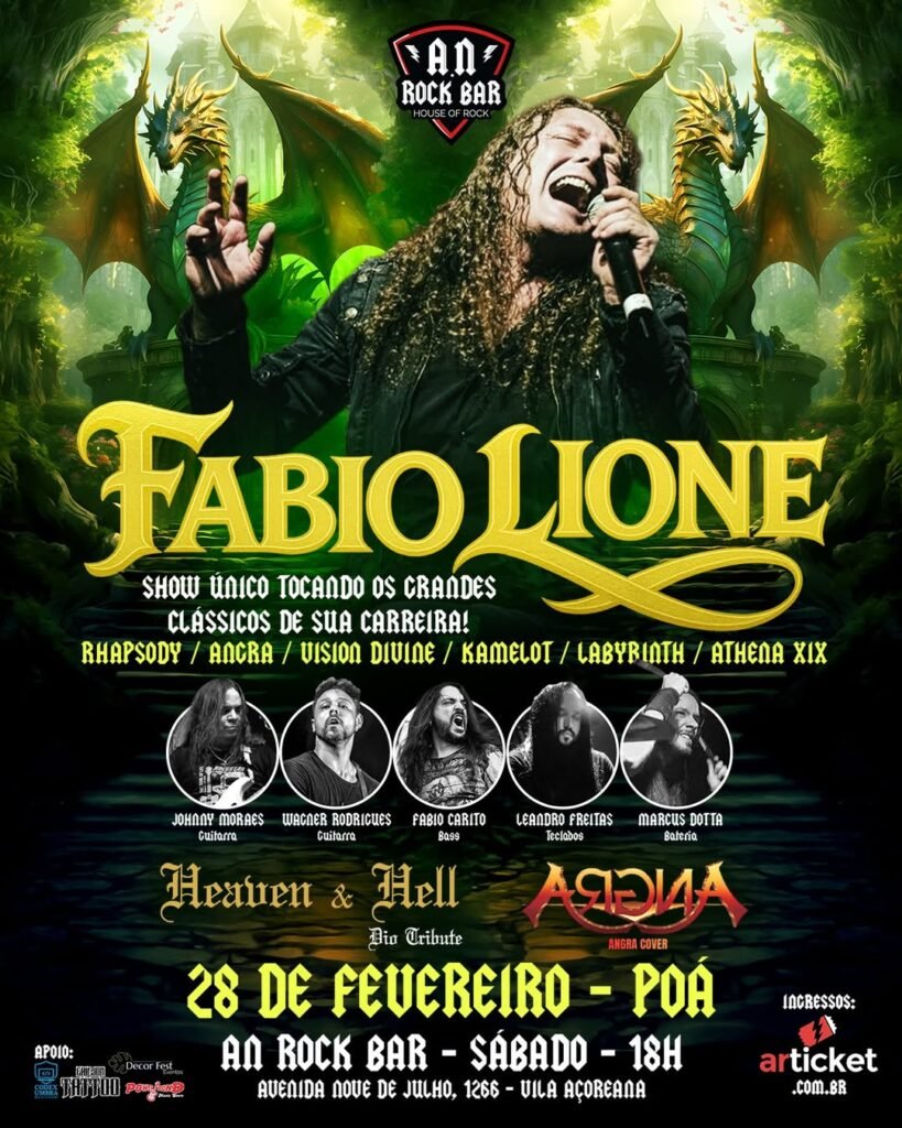FABIO LIONE - Poá - Agenda Metal